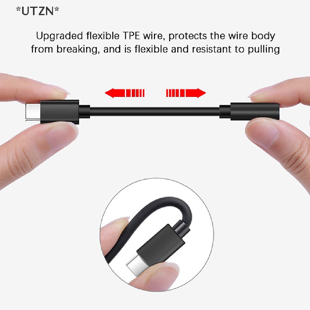 Utzn อะแดปเตอร์แจ็คหูฟัง Type C 3.5 USB เป็น 3.5 มม. | Shopee Thailand