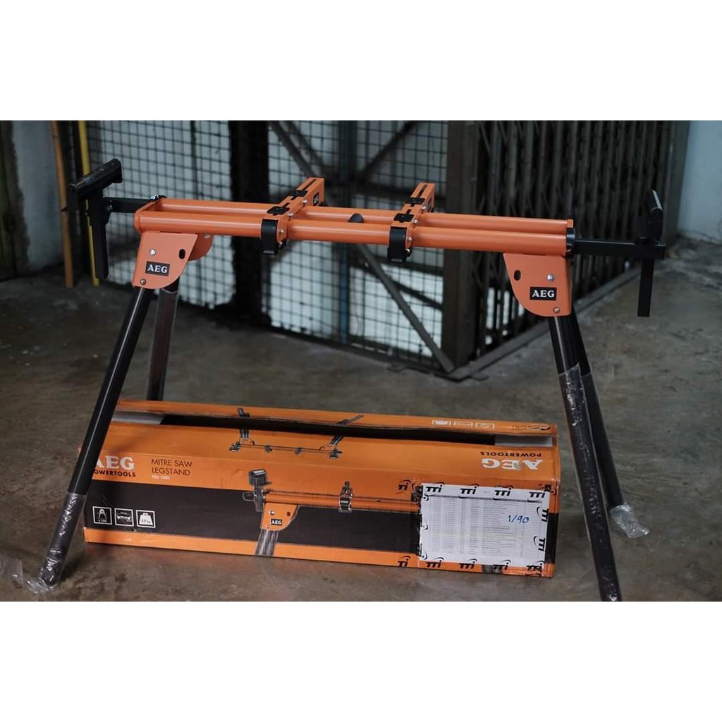 ขาตั้งเลื่อยองศาพับได้ AEG Miter saw leg stand | Shopee Thailand
