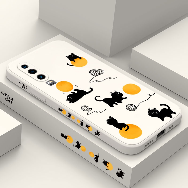 เคสโทรศัพท์มือถือซิลิโคน ลายแมวเล่นเชือก สําหรับ Huawei P30 P20 Pro Lite 2019 | Shopee Thailand