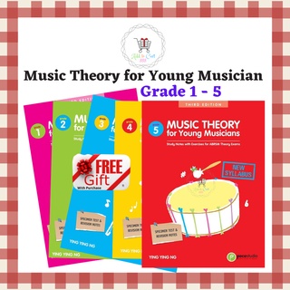 หนังสือเพลง THEORY FOR YOUNG MUSICIAN Grade 1 Grade 2 Grade 3 Grade 4 ...