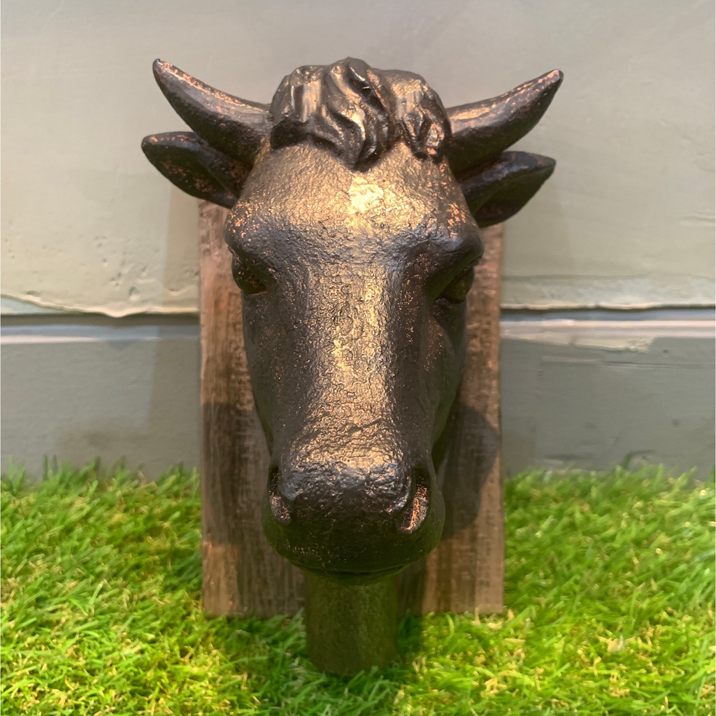 DD4Uรูปปั้นกระทิงสีดำโลหะติดผนัง | Shopee Thailand