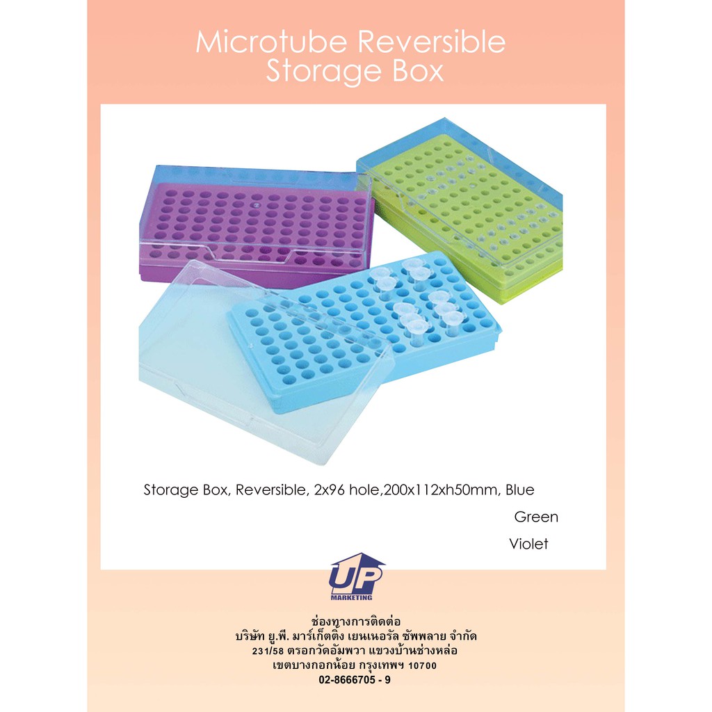 Microtube Reversible Storage Box | Shopee Thailand