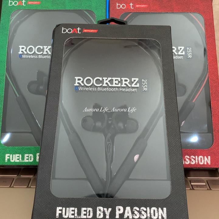 ชุดหูฟังบลูทูธไร้สาย Extra Bass Boat Rockerz 255r | Shopee Thailand