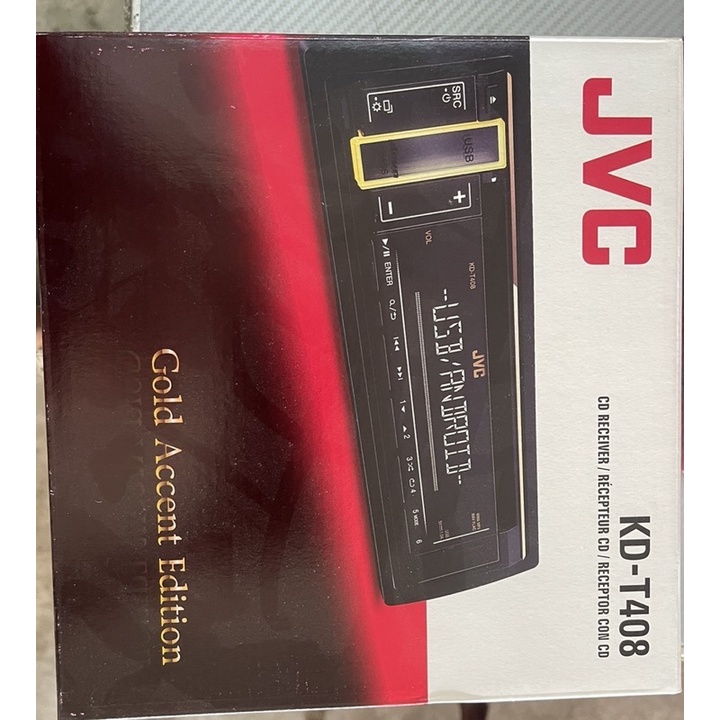 เครื่องเสียงติดรถยนต์ JVC-KD-408 | Shopee Thailand
