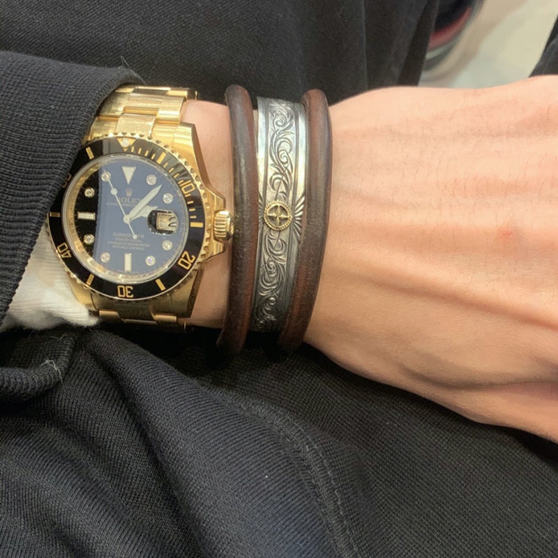 GOROS Spot goros ring สร้อยข้อมือหนังคู่รัก Japan line up to enter GORO ...