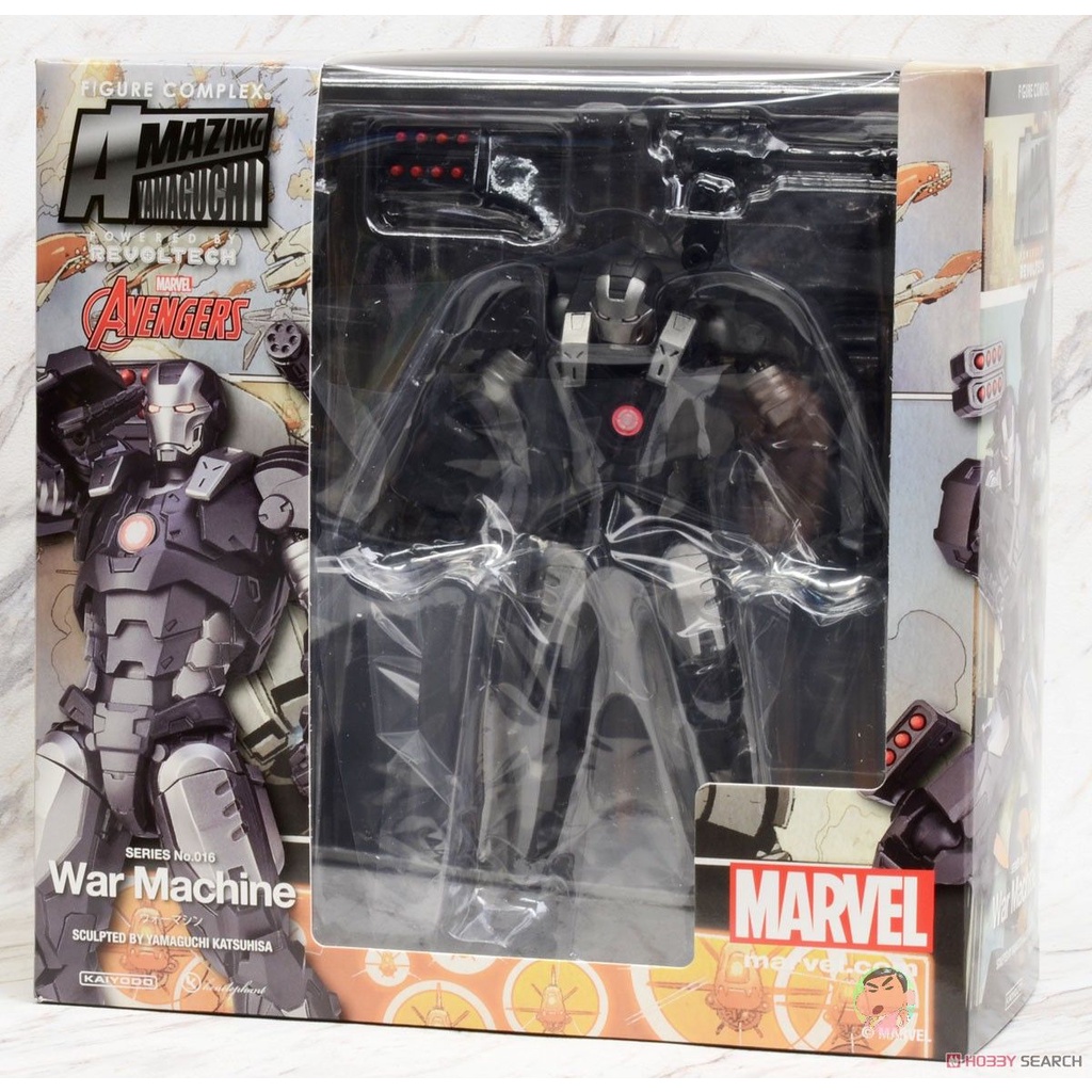 Kaiyodo AMAZING YAMAGUCHI Marvel No.016 เครื่องสงคราม Figma Action ...