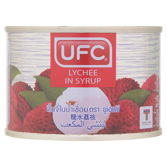 สุดพิเศษ ยูเอฟซี ลิ้นจี่ในน้ำเชื่อม 170กรัม UFC Lychee in Syrup 170g ...