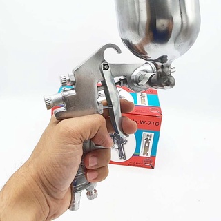 WACOH กาพ่นสี แบบหงาย รุ่น F-71G 400ml Paint Sprayer หัวพ่น 1.5mm มาตรฐาน ISO 9001 : 2015 ประกัน ...