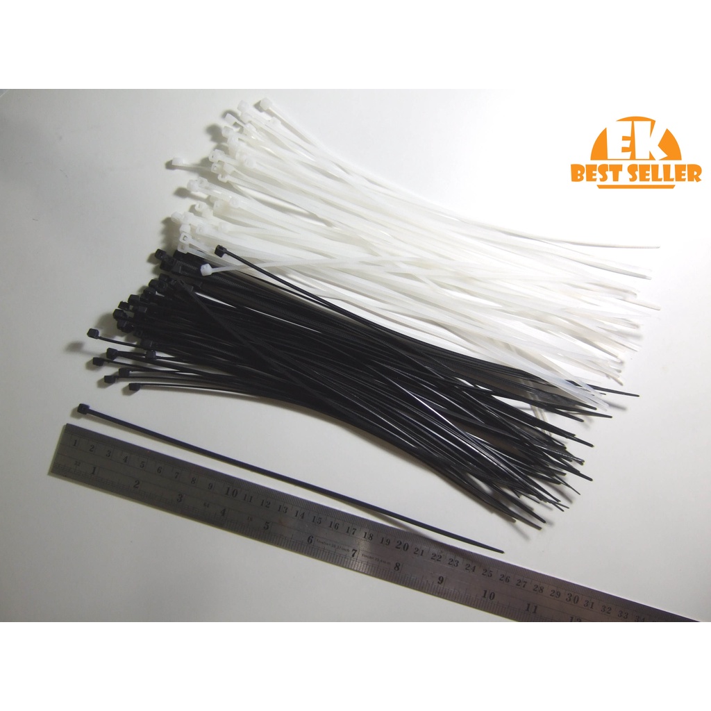 สายรัดของ cable tie ขนาด 10" (4 x 250mm) ขนาดบรรจุ 50 ชิ้น และ 100 ชิ้น | Shopee Thailand