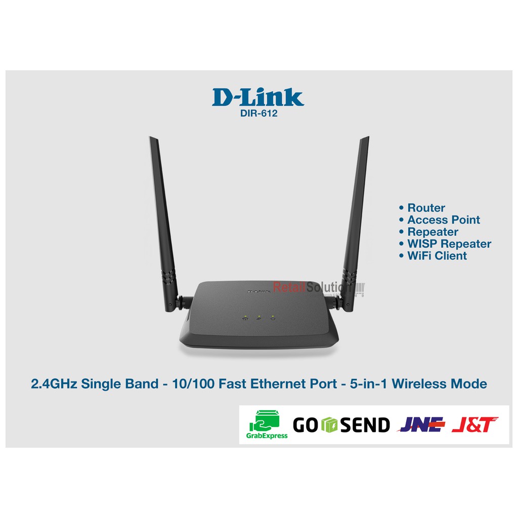 DLINK DIR-612 N300 เราเตอร์ไร้สาย - เราเตอร์ WiFi 2.4GHz DIR612 DIR 612 DIR | Shopee Thailand