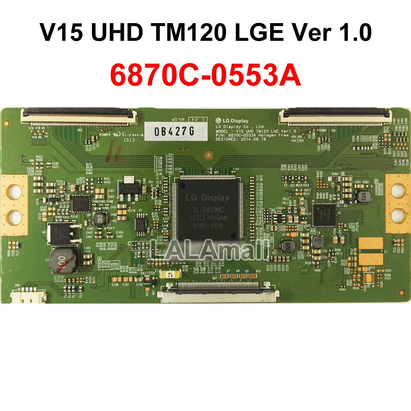 บอร์ดลอจิก TCON V15 UHD TM120 LGE Ver 1.0 6870C-0553A TV T-CON 1 ชิ้น ...