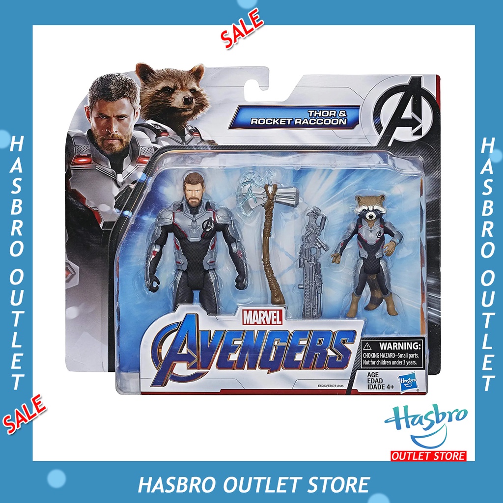 Marvel Avengers Endgame Thor & Rocket Raccoon 2-Pack Figure สินค้า ...