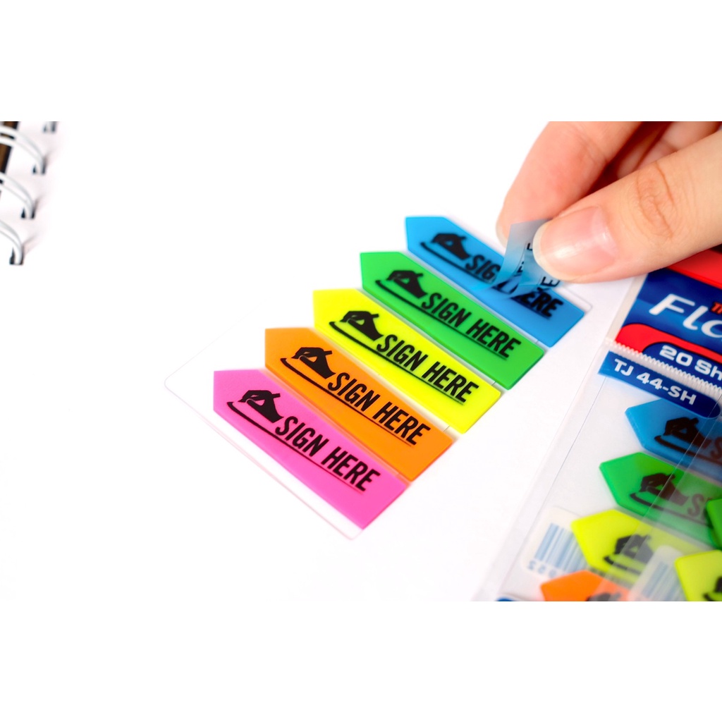 Memo / Sticker / Sticky Sign Here (Signature Sticker) | Shopee Thailand