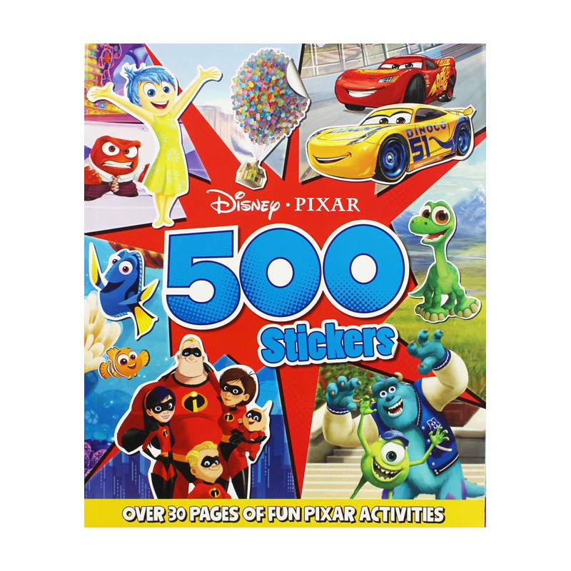 Disney Pixar - Mixed: 500 Stickers หนังสือกิจกรรม + สติ๊กเกอร์ ภาษา ...