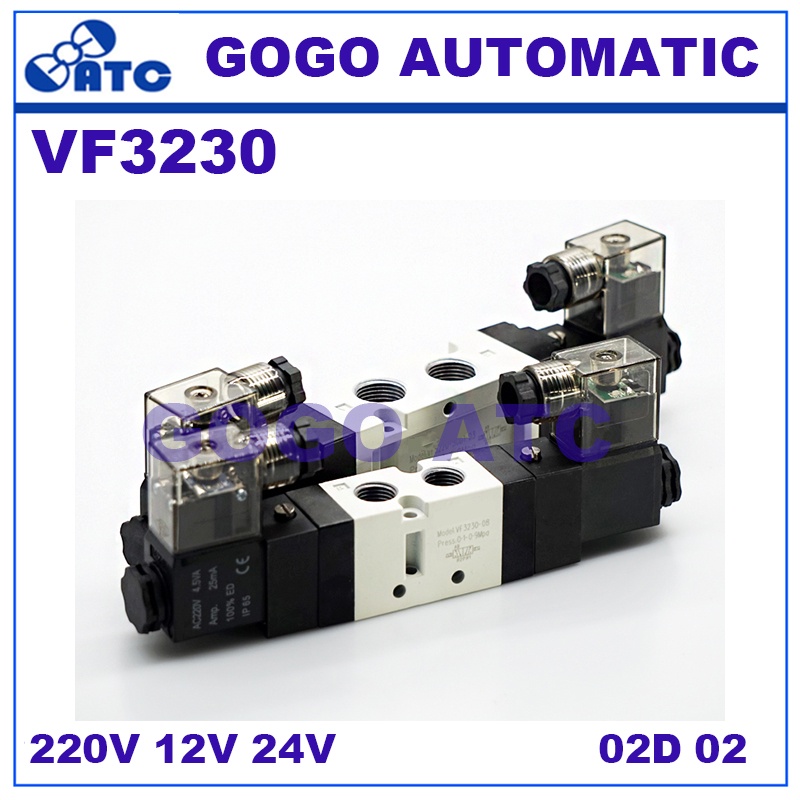SMC solenoid valve VF3230 pneumatic component 2 position single ...