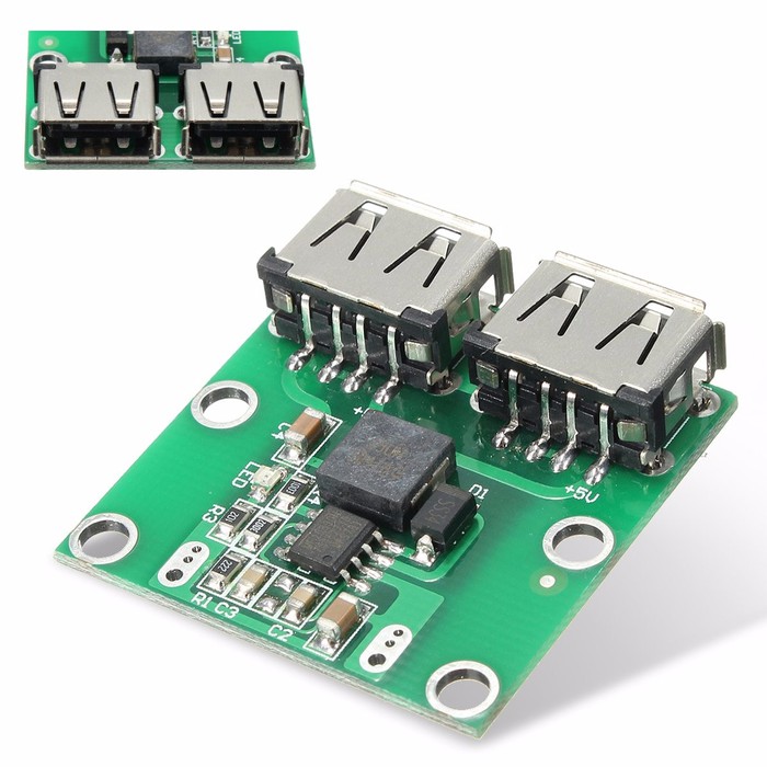 HP Step Down DC DC 6V ถึง 26V ถึง 5V 3A เอาต์พุต USB คู่สําหรับเครื่อง ...