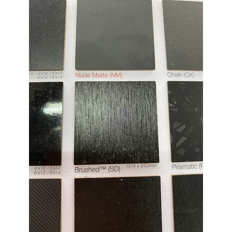 แผ่นลามิเนต Formica สีดำลายขนแมว PP 0909 SD ขนาด 120x240 ซม. หนา 0.8 ...