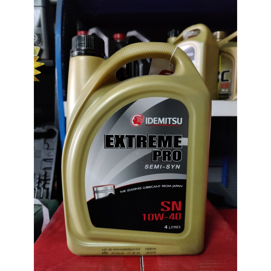 IDEMITSU เอ็กซ์ตรีมโปร น้ำมันเครื่องสังเคราะห์สูตรมารตราฐาน ขนาด4ลิตร ...