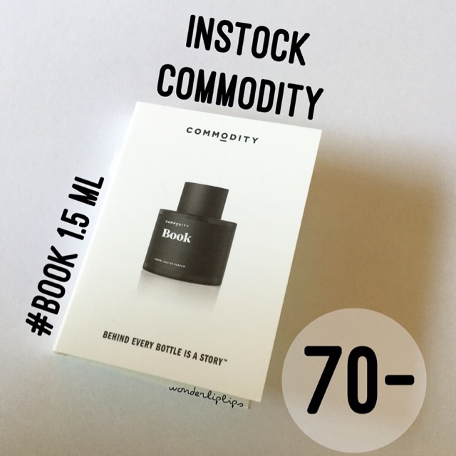 Commodity Book EDP ขนาดทดลอง 1.5ml | Shopee Thailand