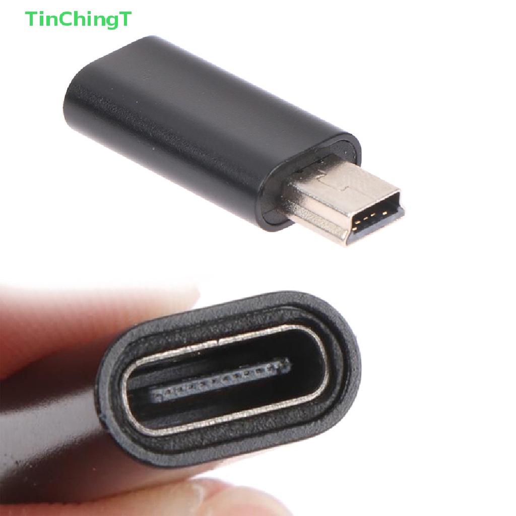 [TinChingT] Mini 5 Pin USB Adapter B Male to USB Type C Female Data ...