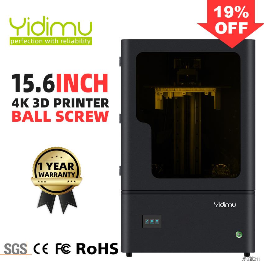 YIDIMU SLA/LCD/DLP Super 4K 15.6 Large 3D Printer UV Light Cure Laser ...
