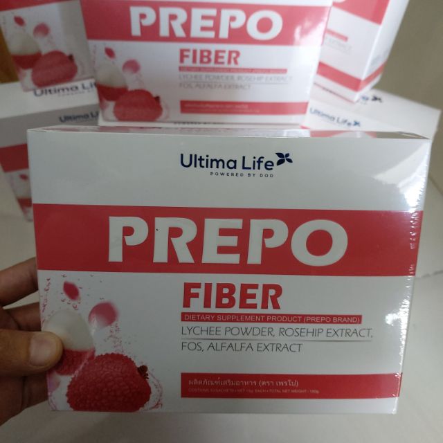 Prepo เพรโป ของแท้ พร้อมส่ง Prepo Fiber Ultima Life 1 กล่อง 10 ซอง | Shopee Thailand
