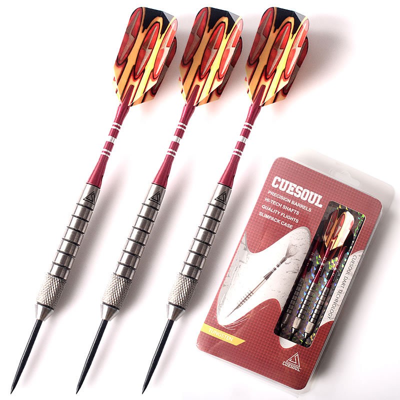 CUESOUL 90% เหล็กทังสเตน Tip Dart Set 30g Professional Steel Tip Darts ...