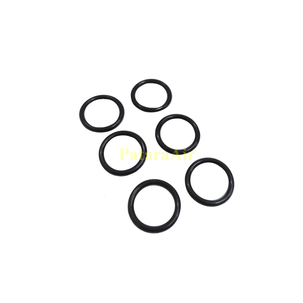 โอริง 10P ฝาประกับคอมแอร์ กลม (แพคละ6เส้น) ลูกยางโอริง 10P13C 10P15C ...