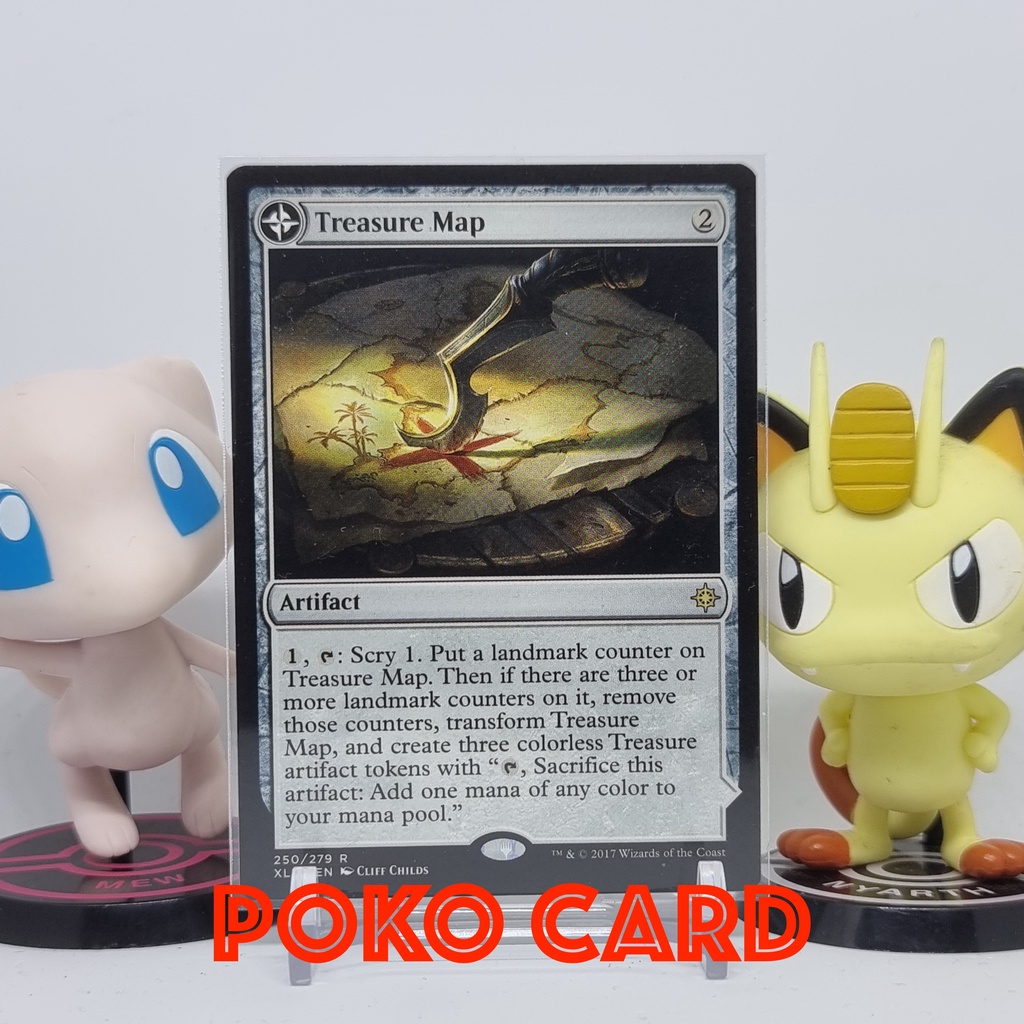Treasure Map การ์ด Magic The Gathering ของแท้ จากชุด Ixalan | Shopee ...
