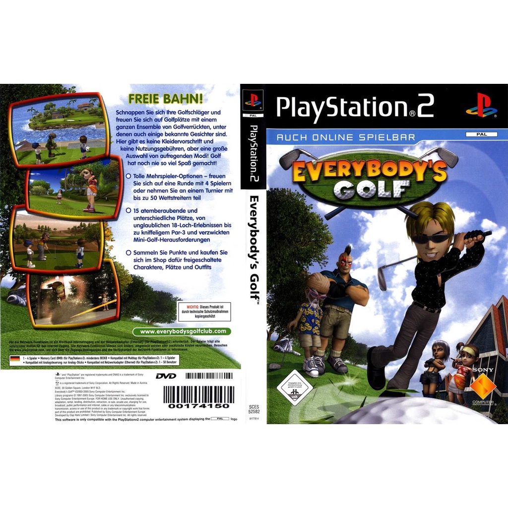 แผ่นเกมส์ PS2 Everybodys Golf คุณภาพ ส่งไว (DVD) | Shopee Thailand