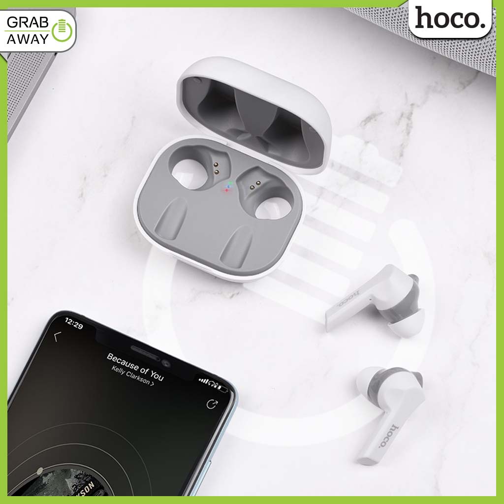 Hoco ES34 หูฟังบลูทูธ TWS V5.0 หูฟังไร้สาย พร้อมกล่องชาร์จ Pleasure ...