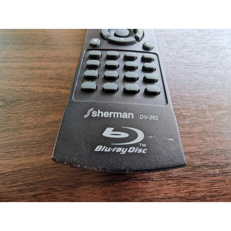 รีโมท Sherman Blu-Ray DV-262 SHERMAN BLURAY REMOTE Sherman Blu-Ray Disc Remote รีโมทบลูเรย์เชอร์ ...
