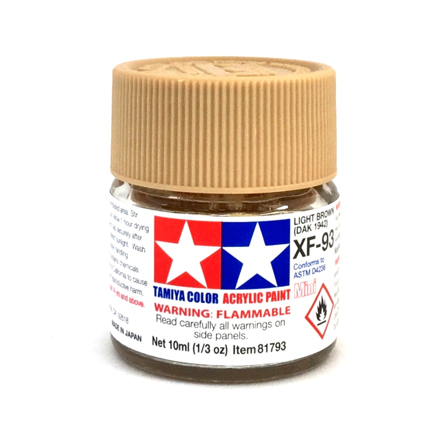 สีอะคริลิค TAMIYA ACRYLIC XF-91 81791, XF-92 81792, XF-93 81793 ...