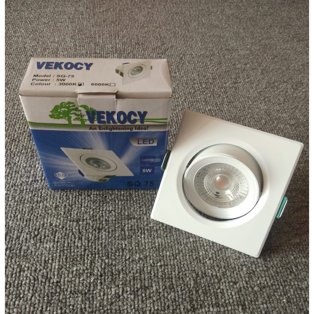 Led Eyeball Vekocy SQ-75 5W (Sirim 3000K WarmWhite | Shopee Thailand
