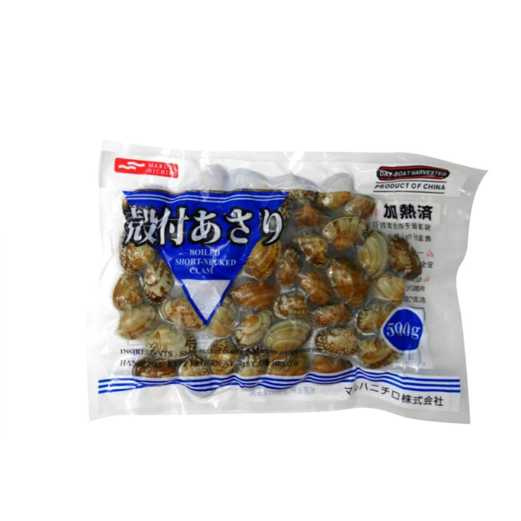 หอยอาซาริ FROZEN BOILED ASARI SHELL 500G./1PACK (41-50pcs) | Shopee ...
