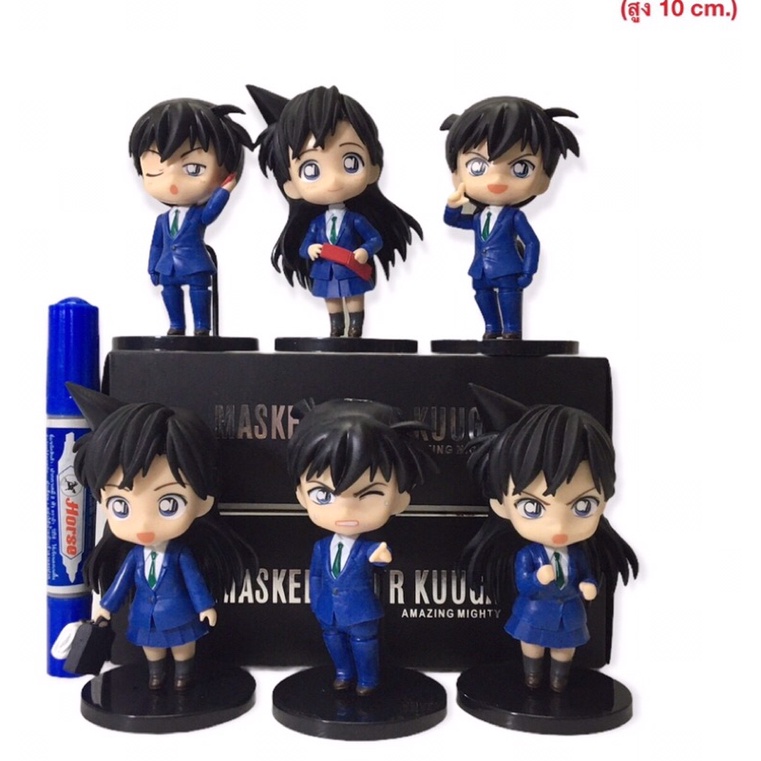 โมเดล โคนันและเพื่อน ชุด 6 ตัว ความสูง 10 cm (ukjj) | Shopee Thailand