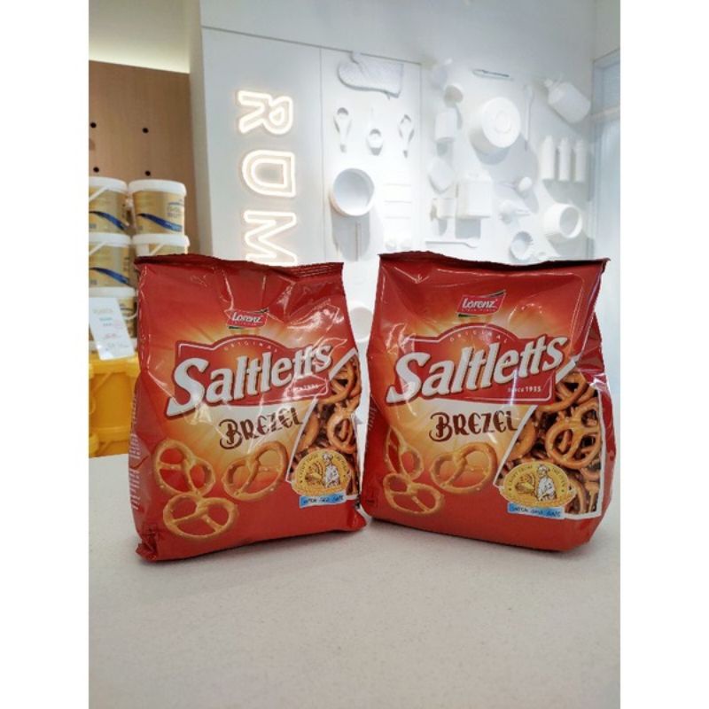 ขนมปังอบกรอบตราลอเรนซ์ Lorenz Original Saltletts Brezel with Seasalt ...