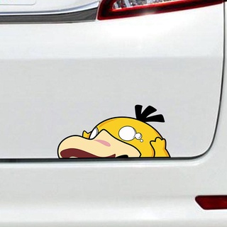 Psyduck Reflective Anime Bumper Stickers Waterproof Cute Personality ...