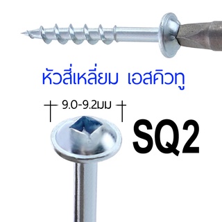 สกรูจิ๊กเจาะเอียง PH2/SQ2 งานไม้โดยเฉพาะ เกลียวปล่อย ติดแหวน 25/32/38 ...