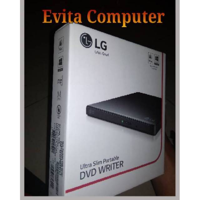 แผ่น Dvd ต้นฉบับ LG Dvd RW External Ultra Slim แบบพกพา | Shopee Thailand