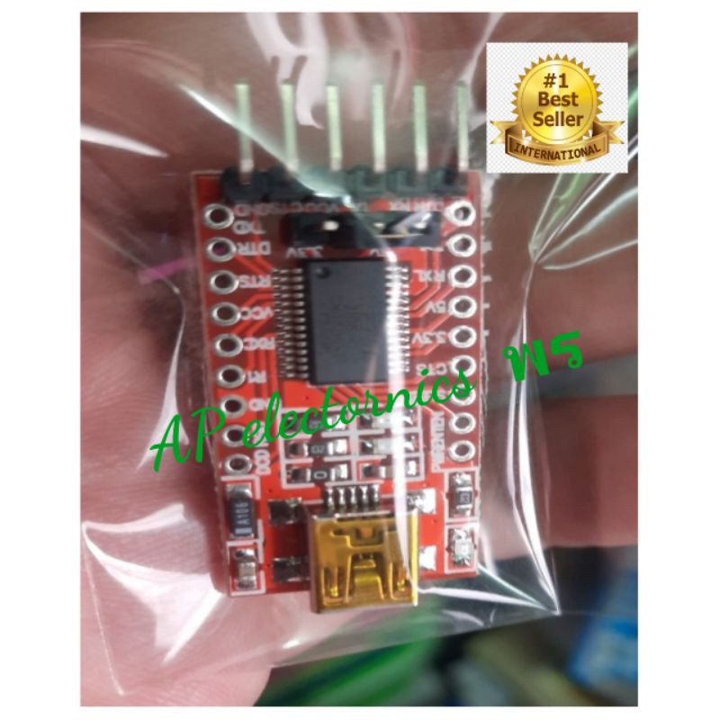 1ชิ้นFT232RL FT232 USBเพื่อTTL 5โวลต์3.3โวลต์ดาวน์โหลดเคเบิ้ลเพื่อ ...