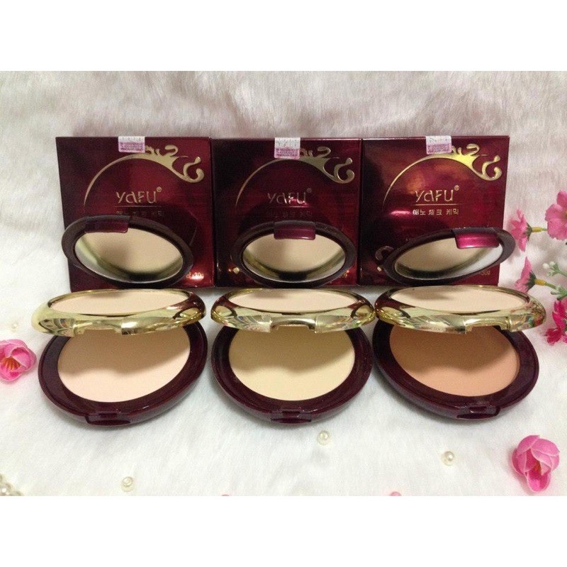 🔥(ถูก/แท้)🔥แป้งYAFU POWDER 30g ตลับแดง แป้งขั้นเทพ!!! ผสมโสม+ผงทอง+ไวท์เทนนิ่งและไข่มุก | Shopee ...