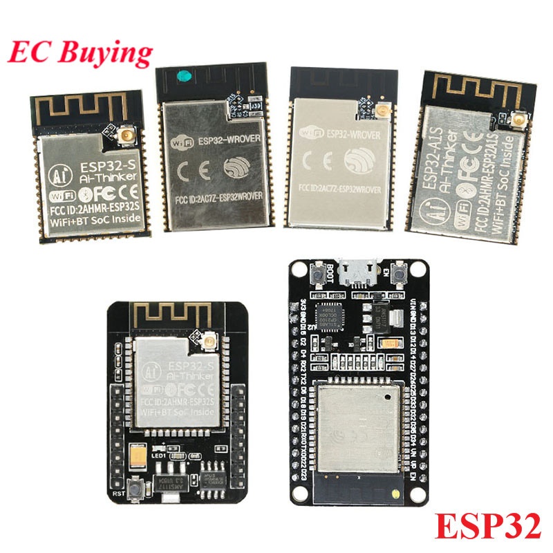 โมดูลไร้สาย Esp32 Esp Wroom 32 Esp32 S Esp32 A1s Esp32 Wrover I Esp32 Wrover Esp32 Cam พร้อม