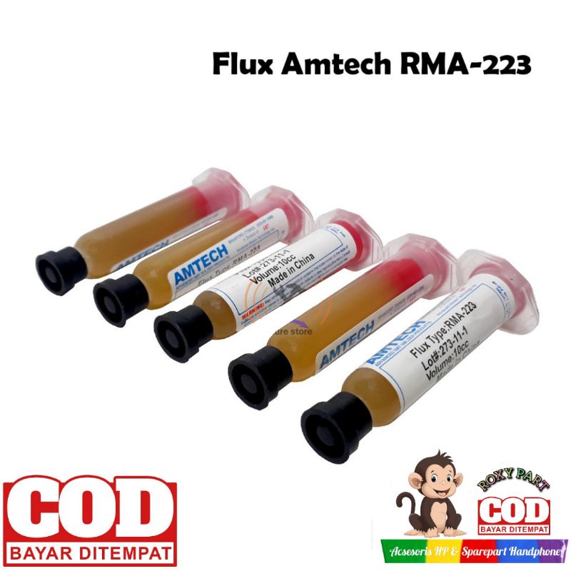 ฟลักซ์ AMTECH RMA-223 10CC 10 CC OC | Shopee Thailand