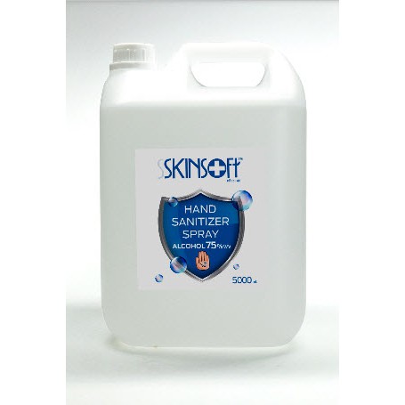 สเปรย์แแอลกอฮอร์ Skinsoft 75% ขนาด 1,000 ml. และ 5,000 ml. | Shopee ...