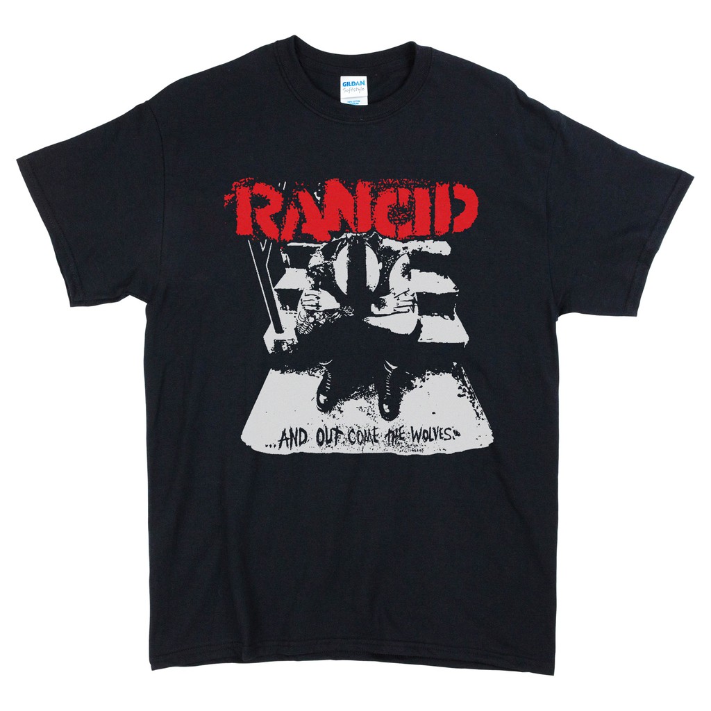 ถูกสุดๆเสื้อยืด Rancid Band - And Out Come The Wolves Merch / เสื้อยืด ...