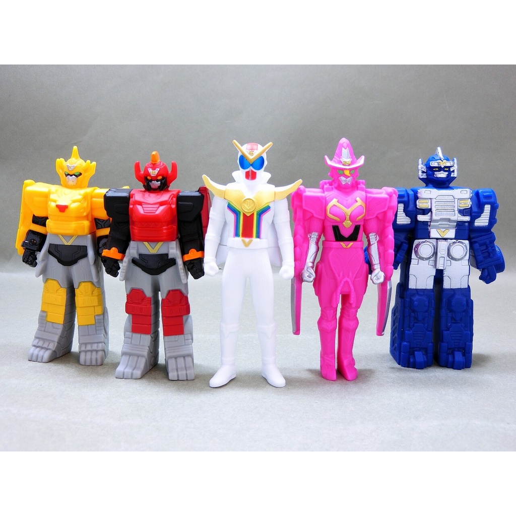 Bandai Mini Soft Vinyl Robo Hero Sentai Zenkaiger Sofubi โมเดล ซอฟ เซน ...