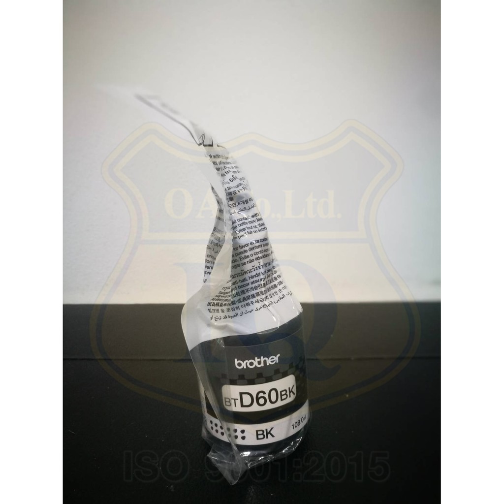 BROTHER BT-D60 (BK) 108ml. หมึกอิงค์เจ็ท แท้ 100% ไม่มีกล่อง | Shopee ...