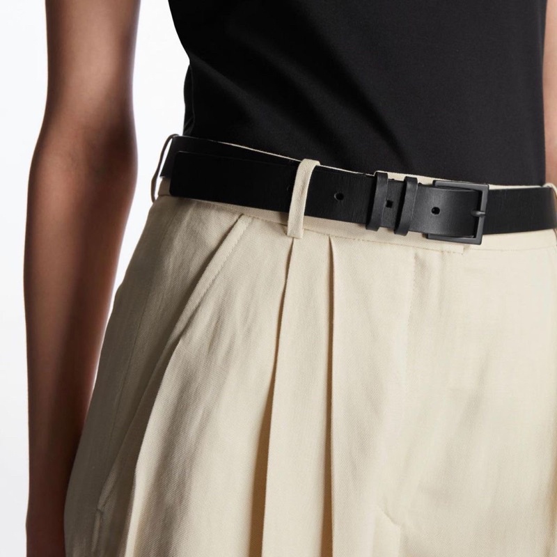 COS leather belt ของใหม่ ไซส์ M/L | Shopee Thailand