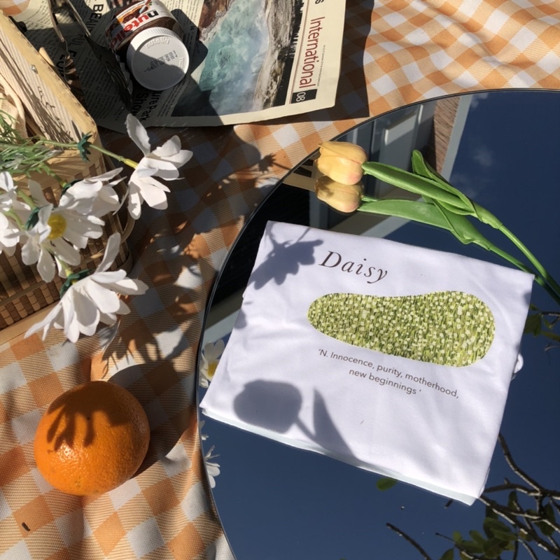 เสื้อครอปสกรีนลาย รุ่น Daisy u | Shopee Thailand